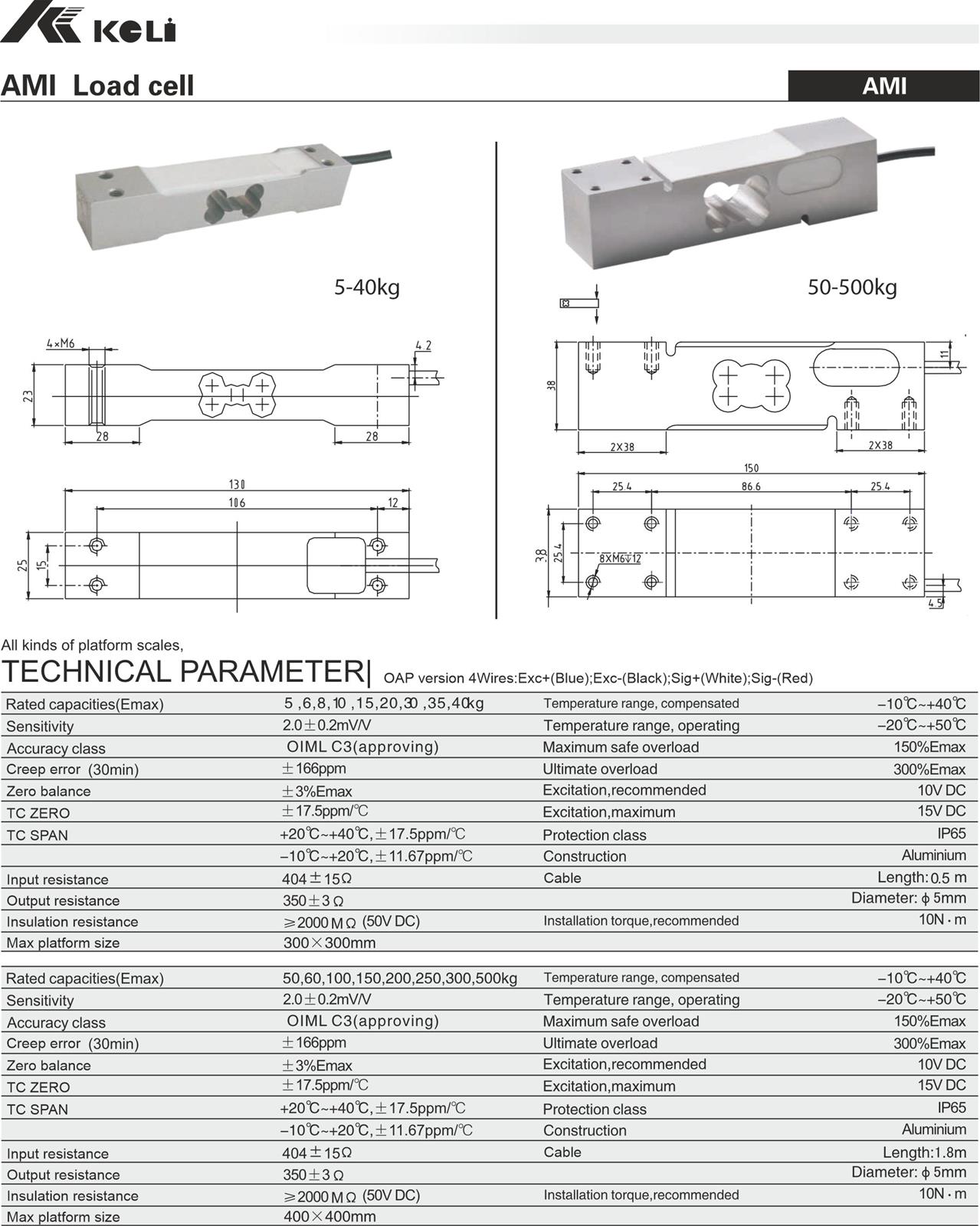 AMİ Platform Tipi Yük Hücresi – Loadcell Market